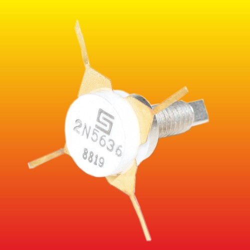 2N5636 SYNERTEK LOT OF 1 SILICON NPN GOLD-PLATED TRANSISTOR 8.4W 1.5A ...