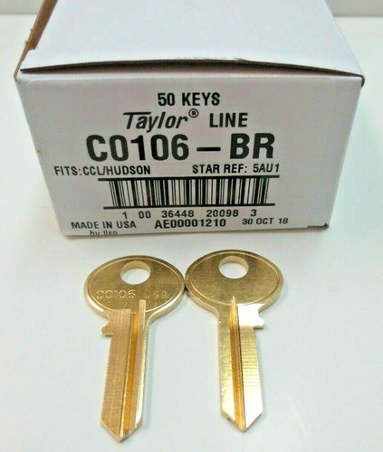 Lot 50 pieces of CO106 Key Blanks CO106 1003M Key Blank / Ilco USA ~ 50 ...