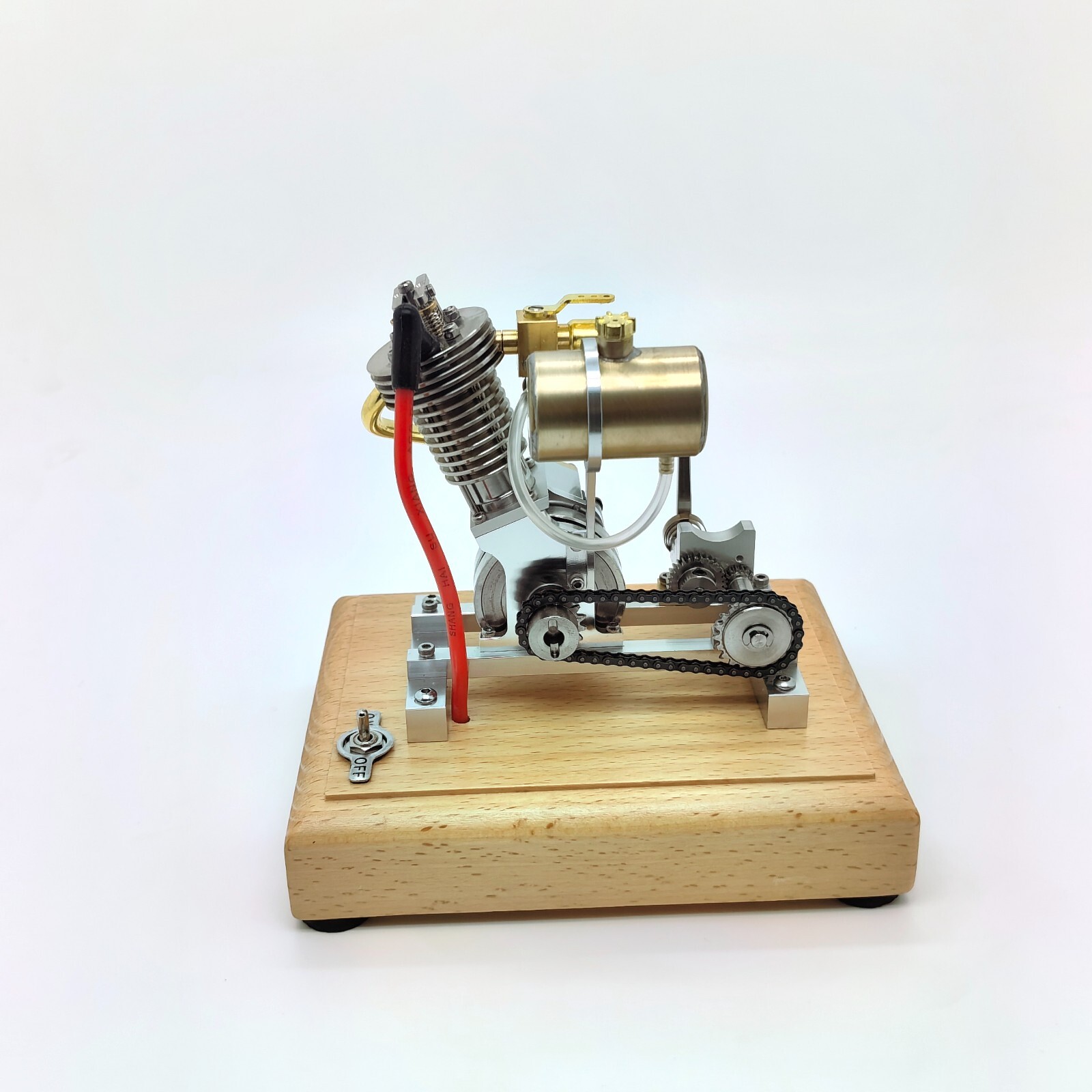 H09 Mini Retro Mechanical Transmission Model Small Single Cylinder ...