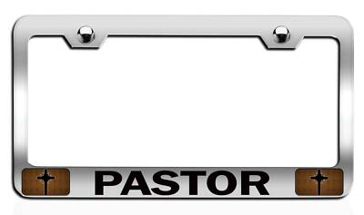 PASTOR Religious Steel License Plate Frame (CAN BE PERSONALIZED) | eBay