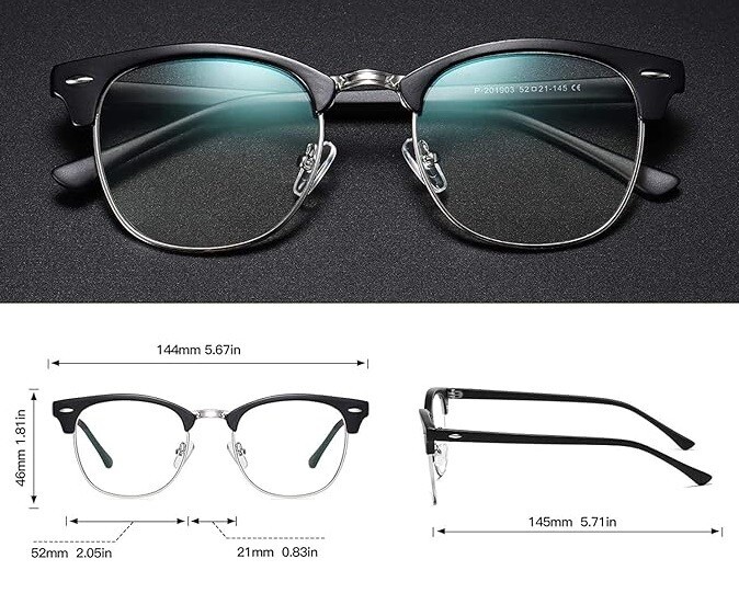 Falling Down 1993 Film Brille Klar Gläser Halber Rahmen Michael Douglas ...