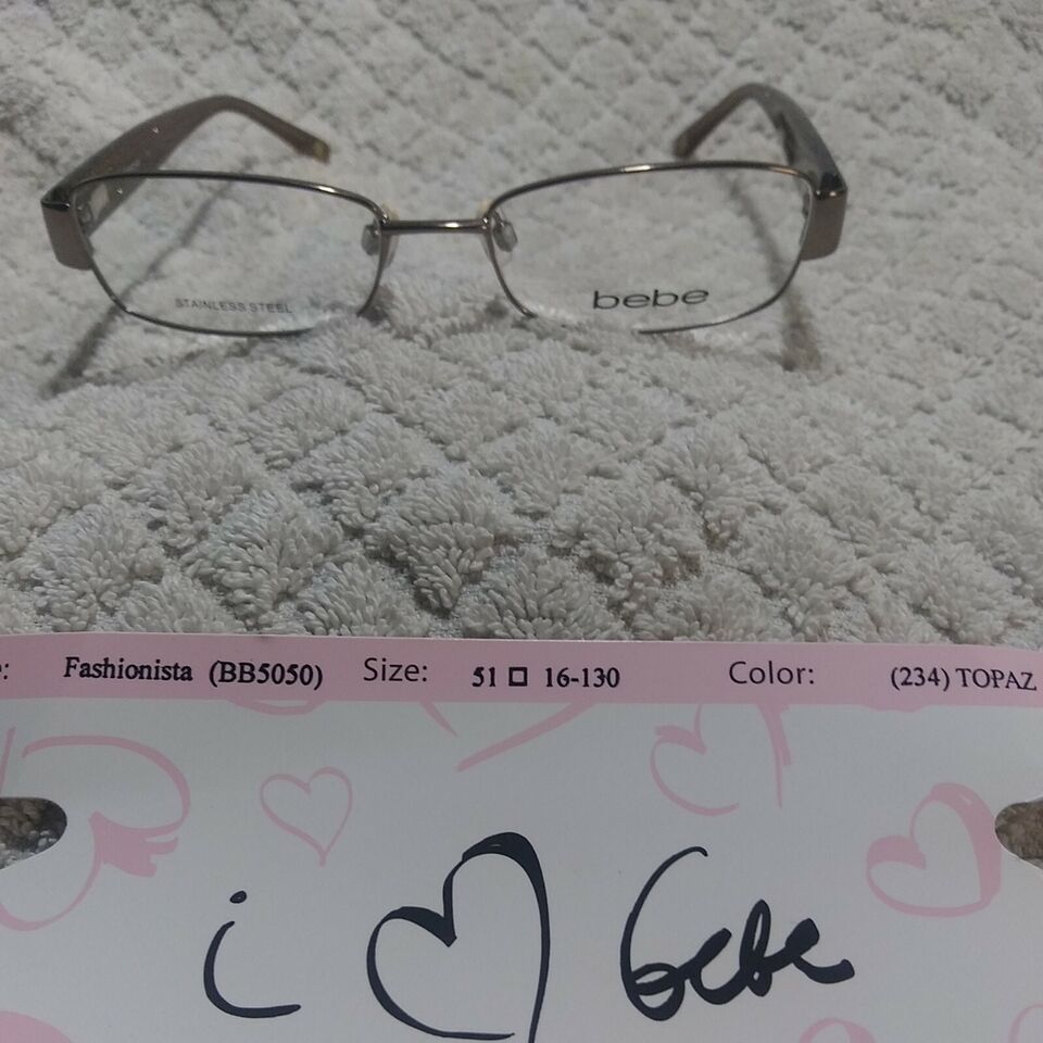 *New* BeBe. BB5050 Topaz 51/16-130 Eyeglass Frames | eBay