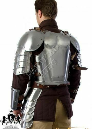 Medieval Knight Half Armor Suit Warrior Armor Knight Collectible ...