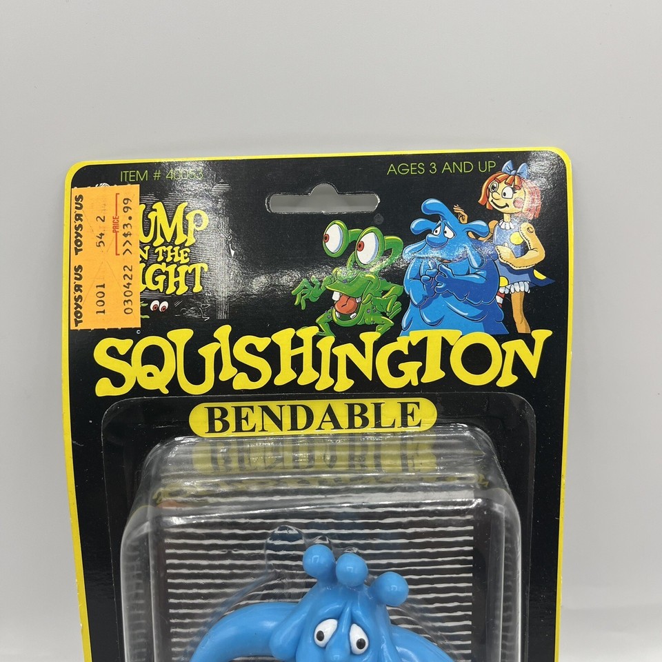 Vintage 1994 Bump in the Night Squishington Bendable Action Figure Toy ...