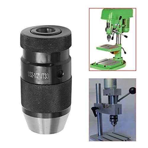 1/32" -1/2" JT33 Chuck MT2-JT33 Drill Chuck Adapter R8 Keyless Chuck | eBay