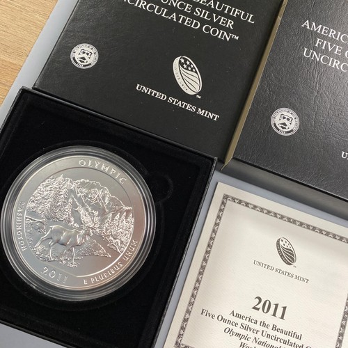 2011 P US Mint 5ozt .999 Silver BU ATB 25c Olympic w/ogp L24028 | eBay