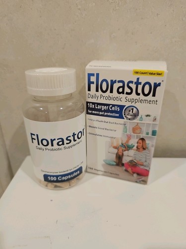 Florastor 250 mg Daily Probiotic Supplement - 100 Vegetarian Capsules 885228803042| eBay
