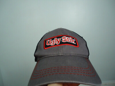 Ugly Stik Baseball Cap - Front Logo - Gray / Black One Size | eBay