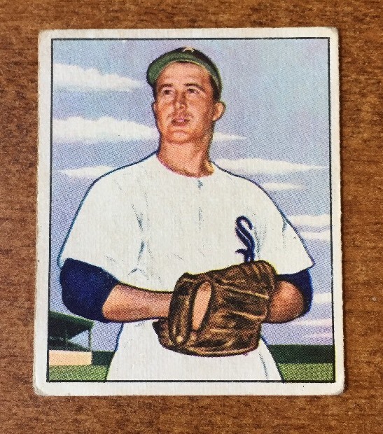 1950 Bowman Baseball #183 Mickey Haefner White Sox VGEX See Pics | eBay