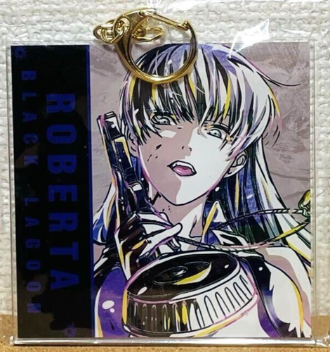 Japanese anime BLACK LAGOON BIG acrylic keychain Roberta Ani Art | eBay