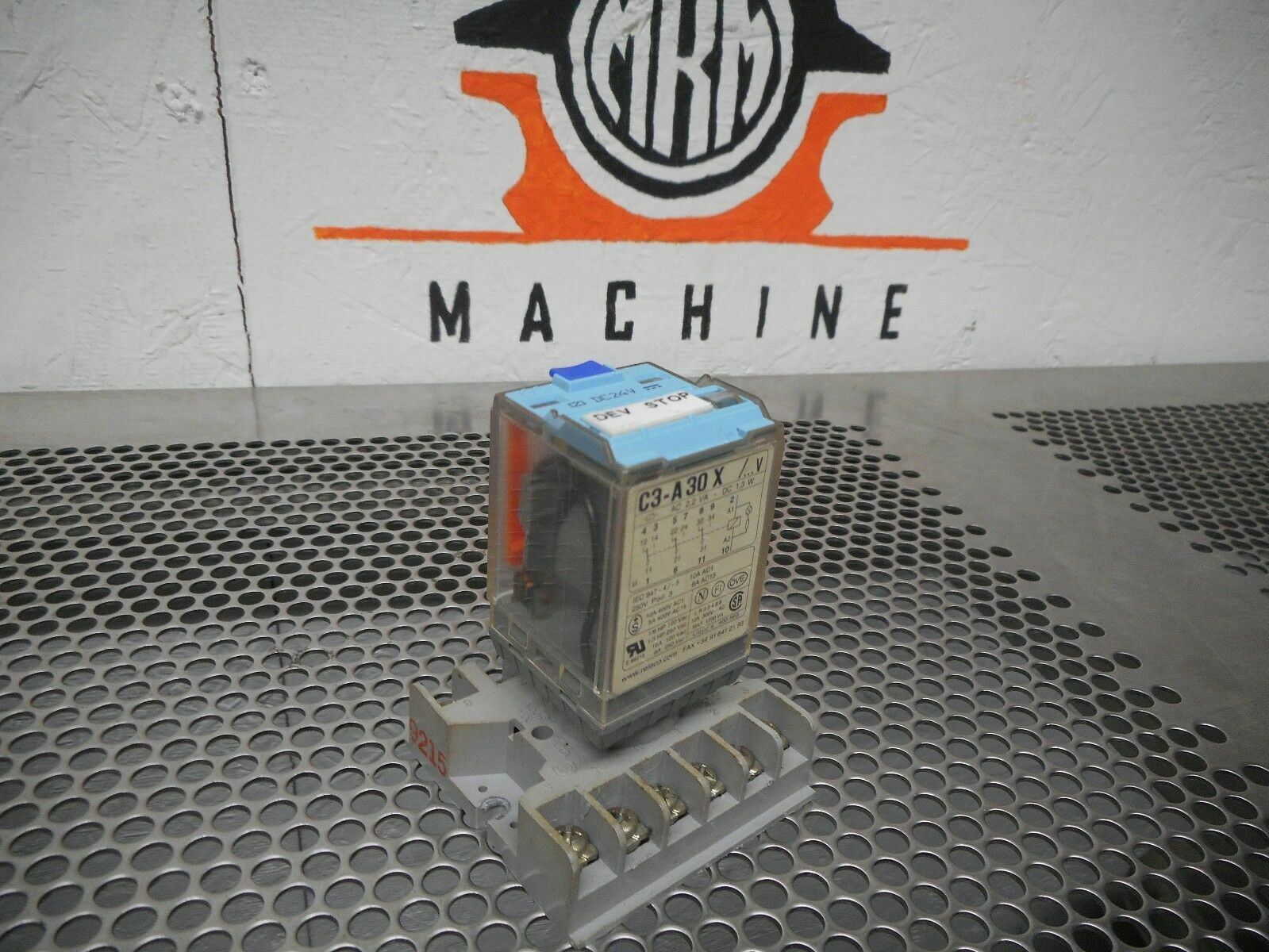 Releco C3-A30X DC24V Relay & Potter & Brumfield 27E123 Base Used ...