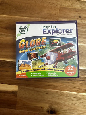 Leapfrog Leapster Explorer GLOBE EARTH ADVENTURES Game | eBay