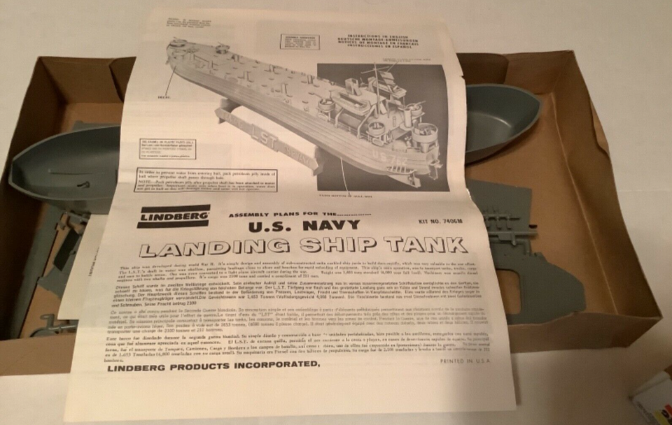 Lindberg Motorized LST U.S. Navy (Landing Ship Tank) 1/245 scale | eBay