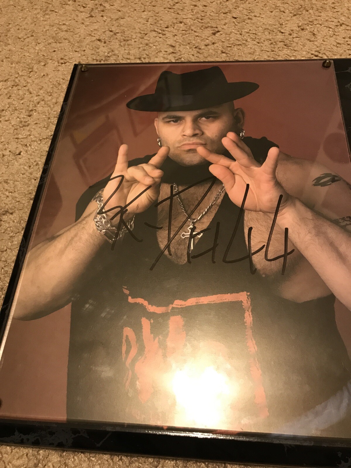 Konnan WCW WWE Frame Plaque Rare Wrestlemania ECW Figures Toy Co ...