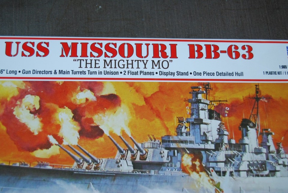 1/665 Atlantis USS Missouri WWII U.S. Navy Iowa Class Battleship New in ...