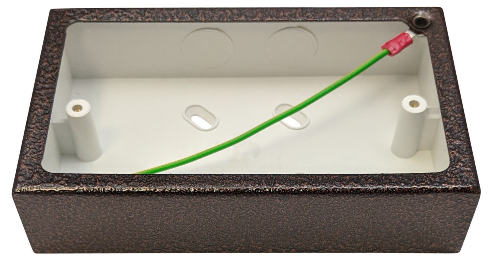 Surface Mounted Pattress Box Single Double Brass Steel Chrome Black ...