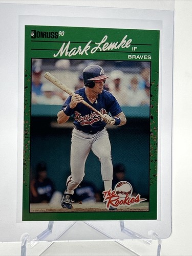 1990 Donruss the Rookies Mark Lemke Rookie Card #43 Mint FREE SHIPPING ...