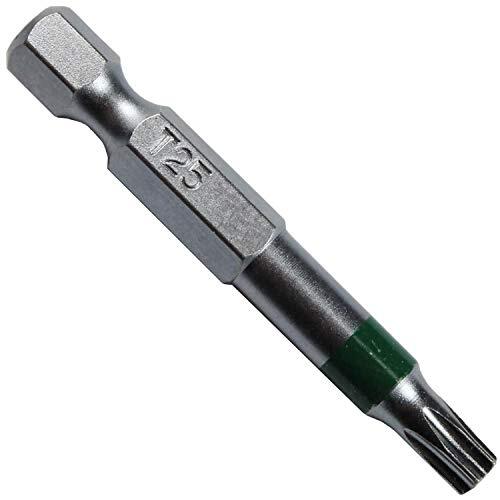T25 T-25 Torx/Star Driver Bit - Color Coded T25 X 2" Torx/Star Drive ...