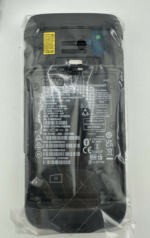 HONEYWELL CT45XP-X0N CT45P-X0N-37D100G ANDROID 11 GMS 1D 2D BS WI-FI 6 ...