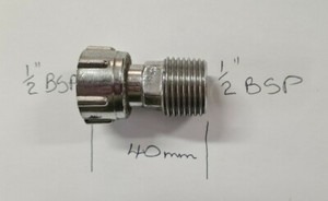 RADIATOR VALVE TAILS VARIOUS DIFFERENT SIZES / COLOUR 1/2" 3/4" 1 ...