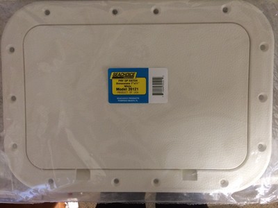 HATCH SEACHOICE PRYOUT RABUD WHITE 39121 BOAT HARDWARE DECK PLATE ...