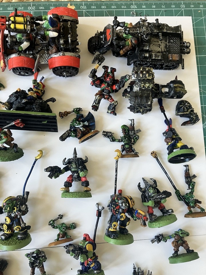 40k Joblot 3rd Edition Oldhammer Space Marines Chaos Orks GorkaMorka ...