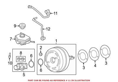 Genuine OEM Upper Brake Vacuum Hose For BMW 11667602020 | eBay