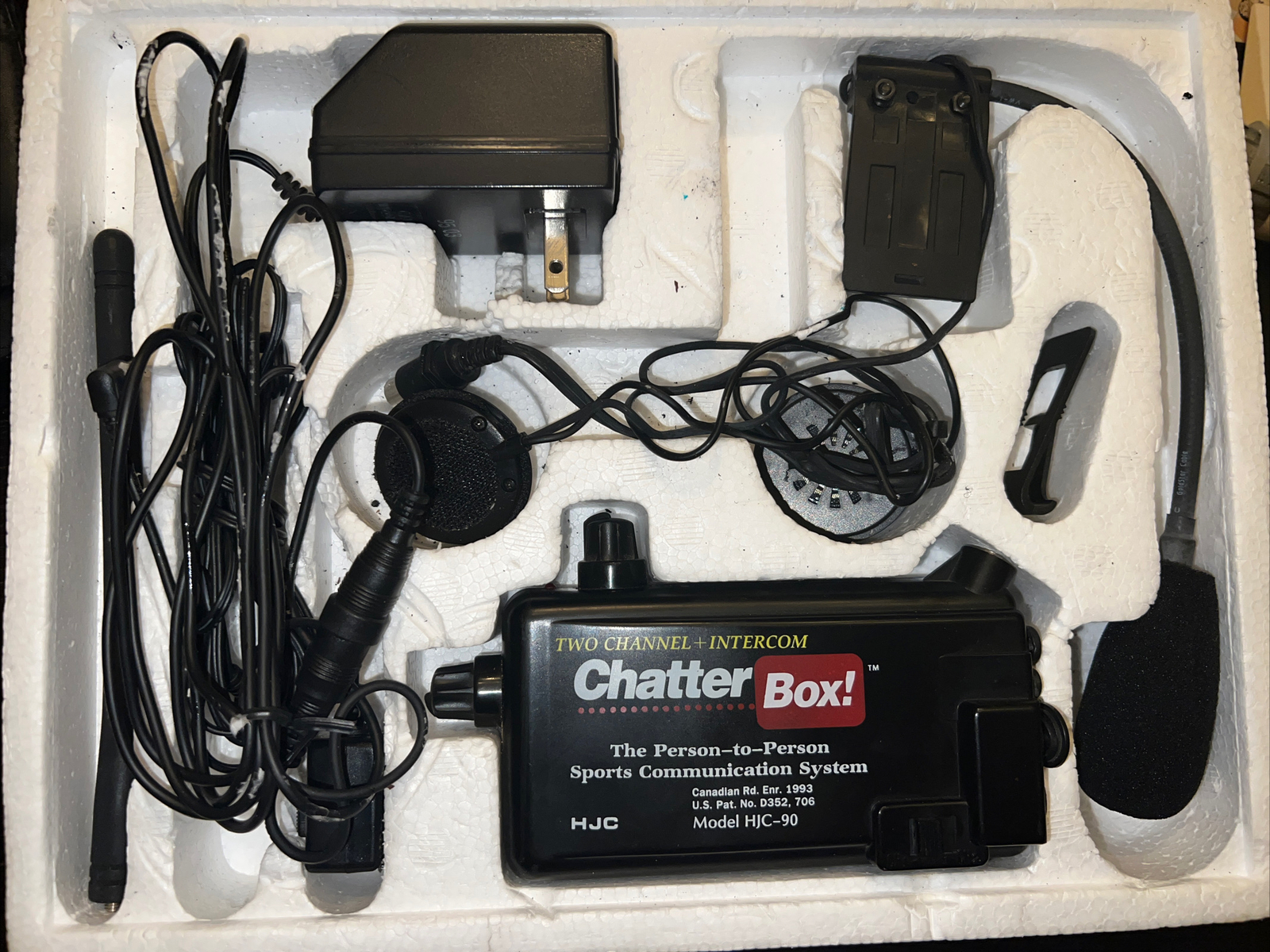 Chatter Box HJC-90 Two channel plus Intercom - Sports Communication ...