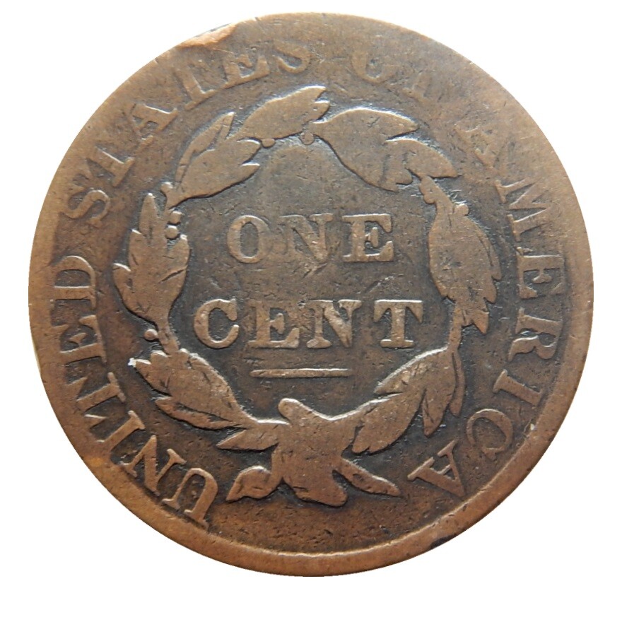Large cent/penny counterstamped 1828 Newcomb 7 rarity 3 host | eBay