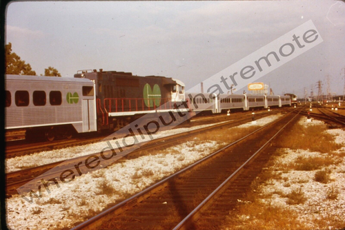 Original Slide Government of Ontrario GO 9806 EMD GP40TC Toronto CAN 9 ...