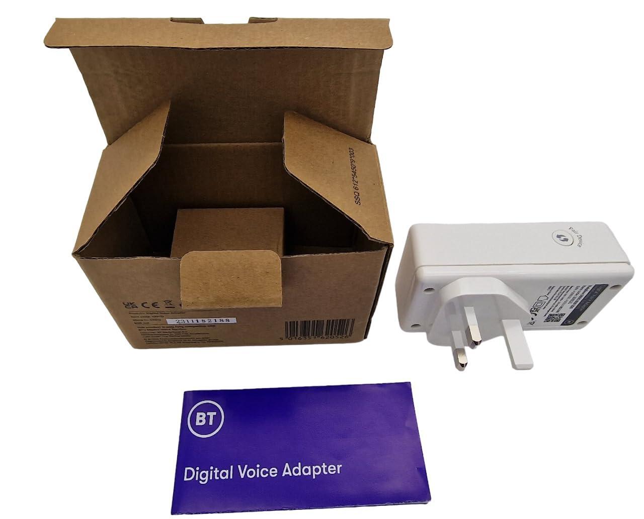 BT Digital Voice Adapter Phone Range Extender For BT Smart Hub 1 Year ...