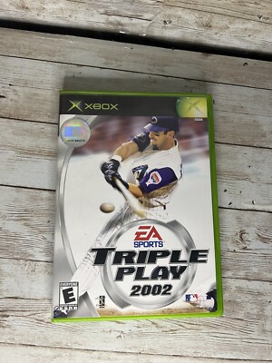 Triple Play 2002 (Microsoft Xbox, 2002) Complete! Free Shipping | eBay