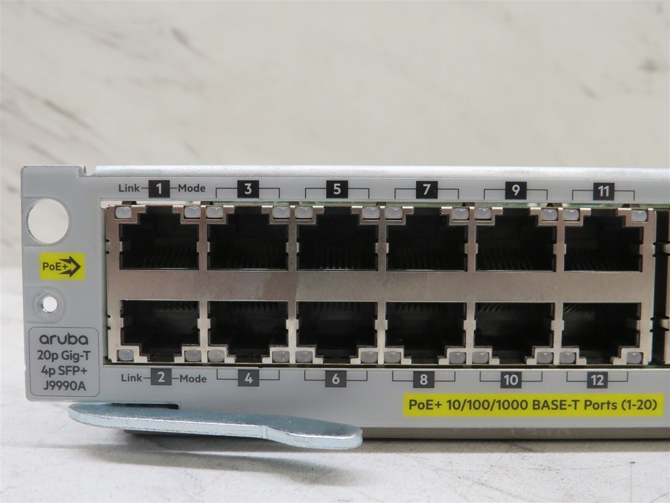 J9990A HPE Aruba 5400R 20P PoE+ 4P SFP+ v3 Switch Module | eBay
