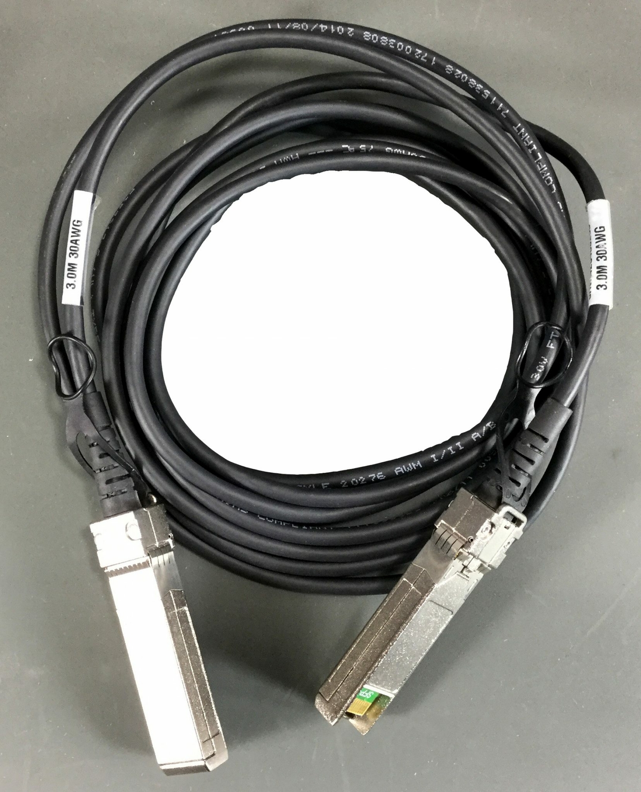 Molex Cable Direct Attach Copper 3.0m SFP+ 10GB 74752-1301 | eBay