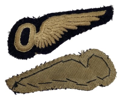 WW1 Royal Flying Corps Observer Padded Half Brevet Patch Half Wing ...