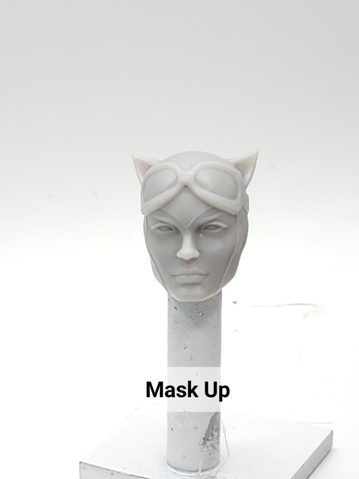 3d Printed CATWOMAN MASK UP 1:10 7" MARVEL LEGENDS MCFARLANE DC ...