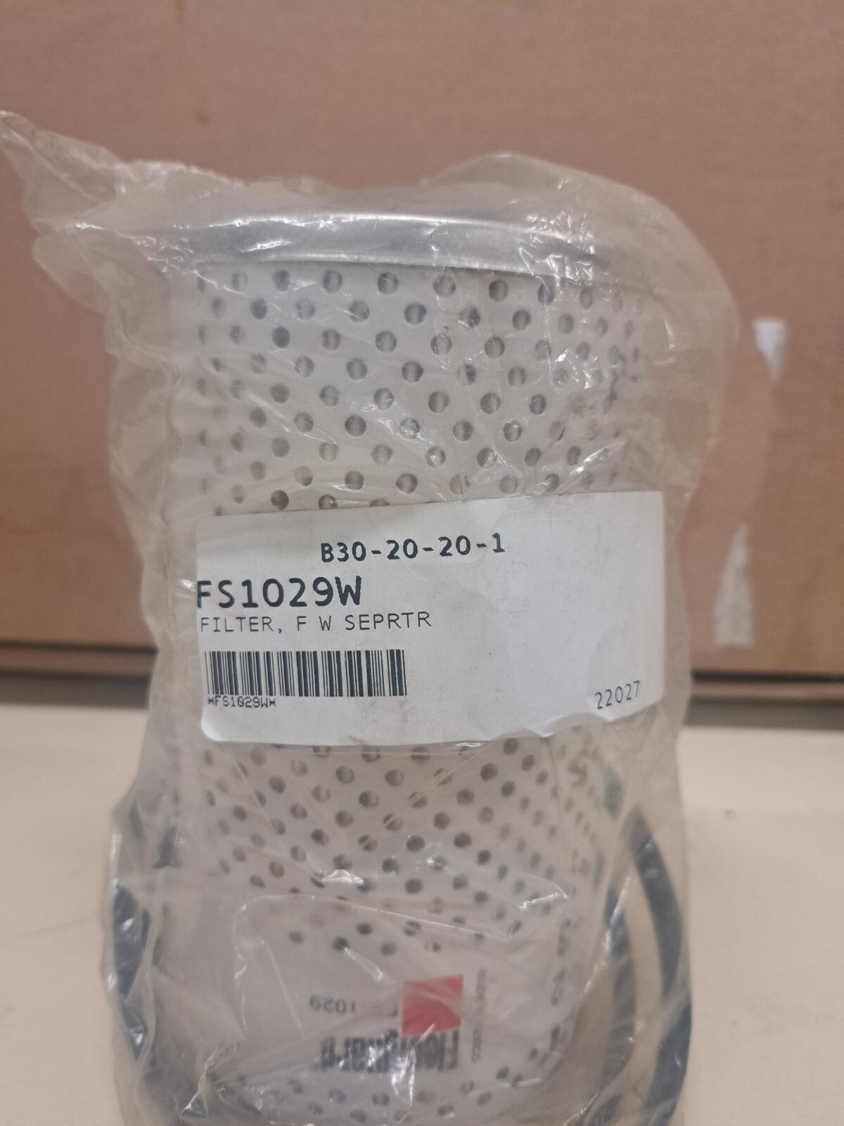 FLEETGUARD FS1029 - Fuel filter cross reference