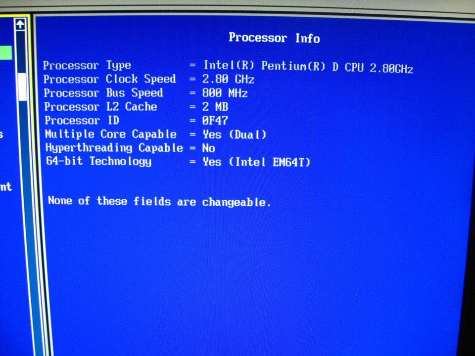 Vintage Win XP Era DELL DIMENSION E510 PC INTEL PENTIUM D 2.8GHz NO HDD ...