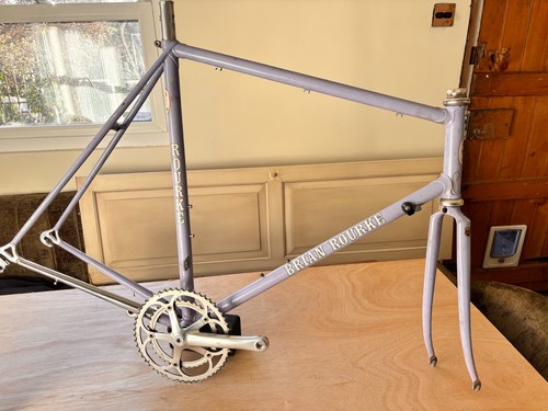 Brian Rourke 653 road frame, cranks and BB | eBay UK