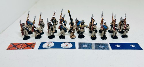 15mm Blue Moon Manufacturing 15ACW95 confederate infantry regiment with ...