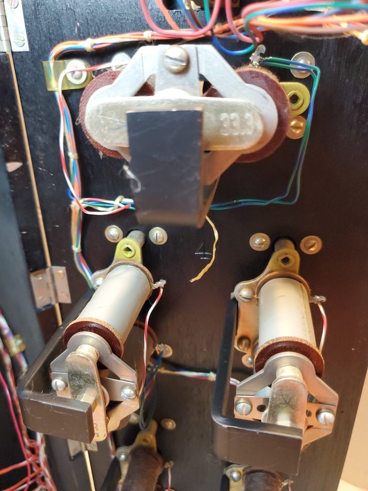 Antique Telephone Phone Operator Switchboard Copper Ringer Bell Relay ...