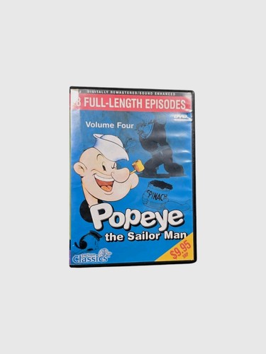 Popeye The Sailor Man Volume Four 8 Full-length Episodes Cartoon ...