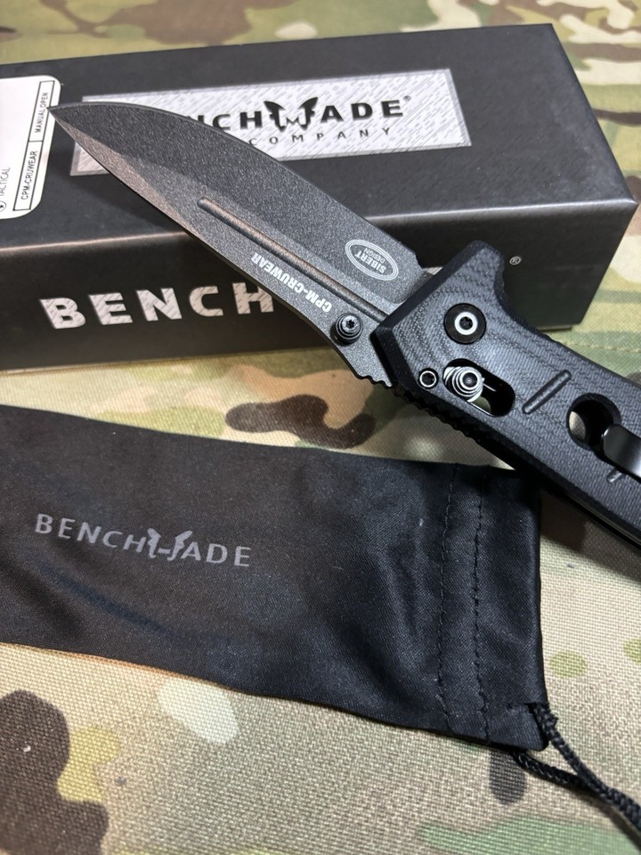 Axis New Mini Benchmade Classic Black Adamas Folding Knife | 273GY-1 | eBay