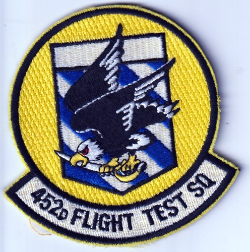 USAF Air Force 452d Flight Test Squadron Edwards AFB California patch ...