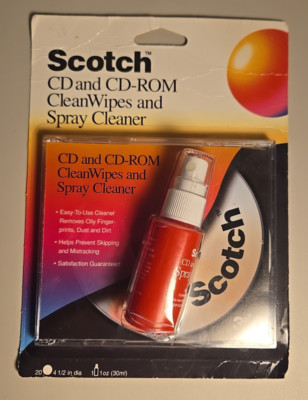 3M Scotch Laser Lens Cleaner CD Players & COMPUTER Rom Drives | eBay