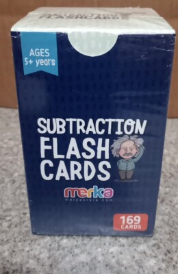 merka Math Subtraction Flash Cards 169 cards | eBay