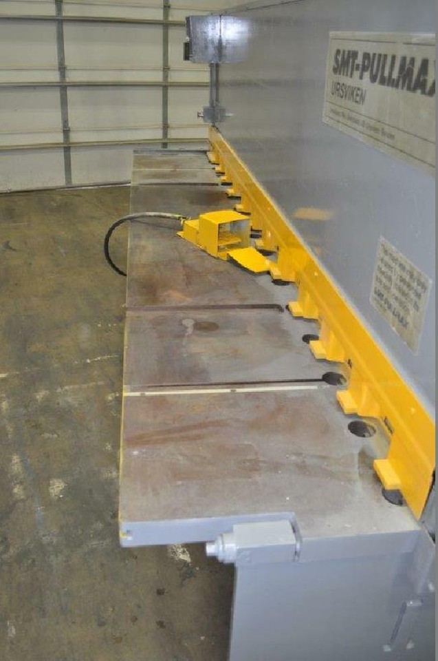 10′ x 5/16 Pullmax Hydraulic Shear 13 HOLD DOWNS 36″ FRONT OPERATED ...