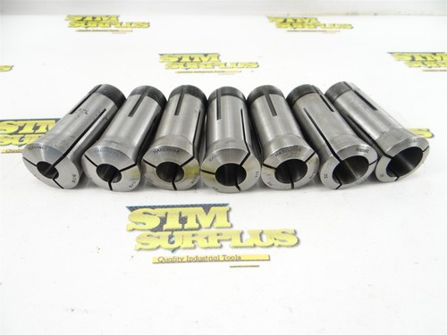 7 HARDINGE 5C COLLETS 9/16" TO 1" SIZE RANGE | eBay