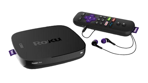 Roku Ultra 4K HDR Streaming Player with JBL headphones - Black (4661RW ...