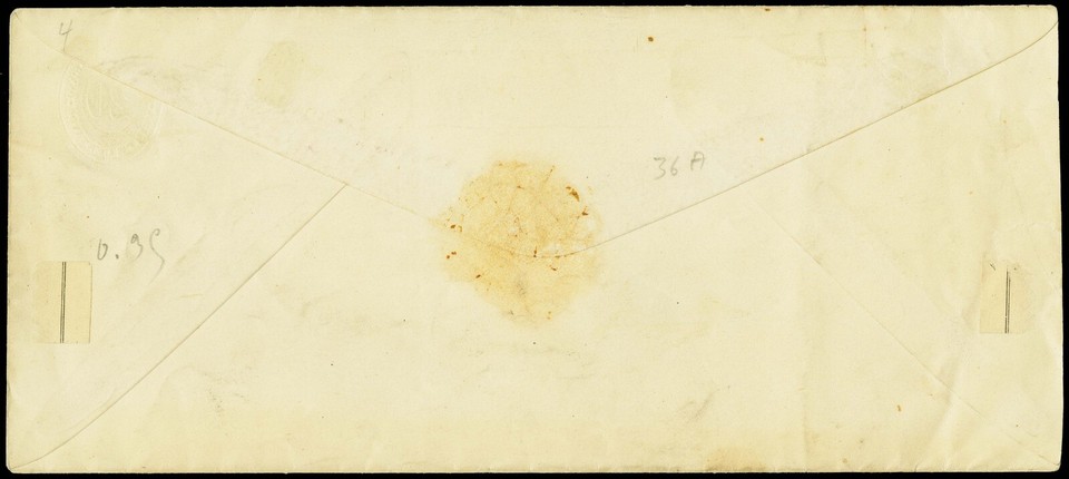 "Express Wells, Fargo y Cia Monterey, Mexo" label Wells Fargo printed ...